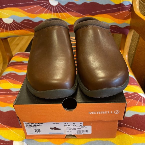 Merrell | Shoes | Encore Rexton Slide Ltr Ac Dark Earth | Poshmark